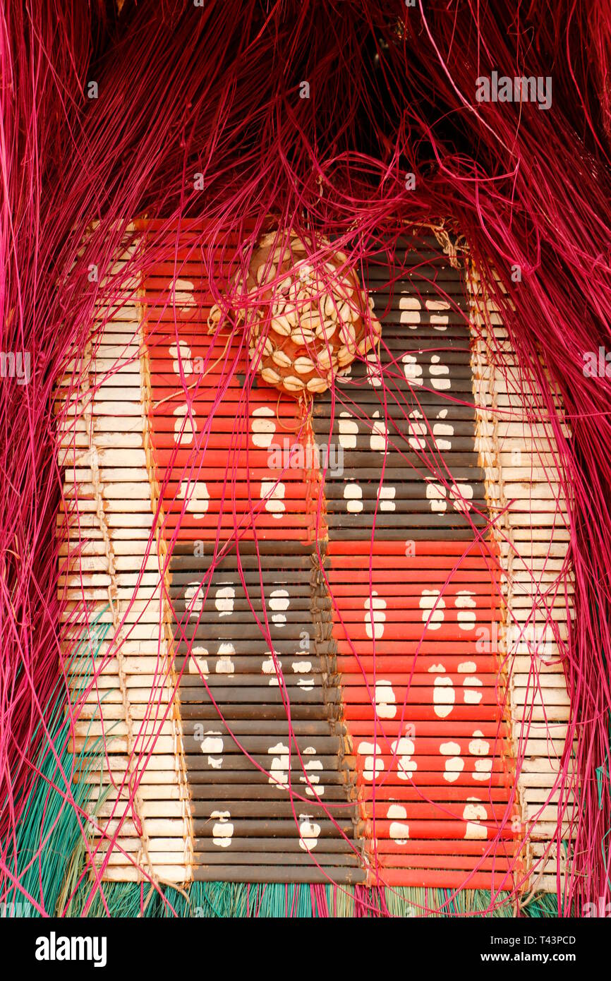 Voodoo festival at the beach in Ouidah on 10 January, Benin, Zangbeto ...
