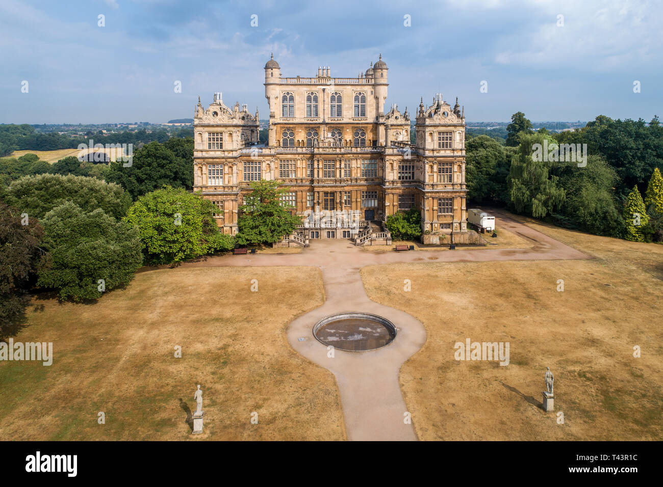 Renaissance palace, Wallaton Hall, built in 16th as a country house of ...