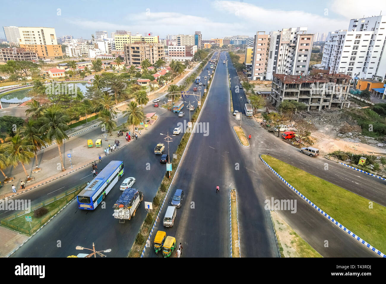 Kolkata aerial hi-res stock photography and images - Alamy