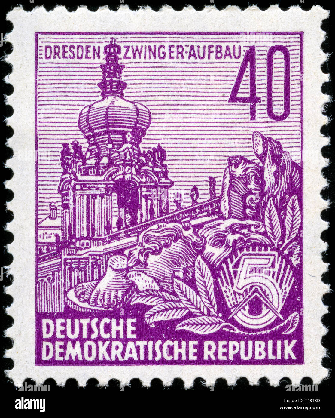 Dresden stamp germany hi-res stock photography and images - Alamy