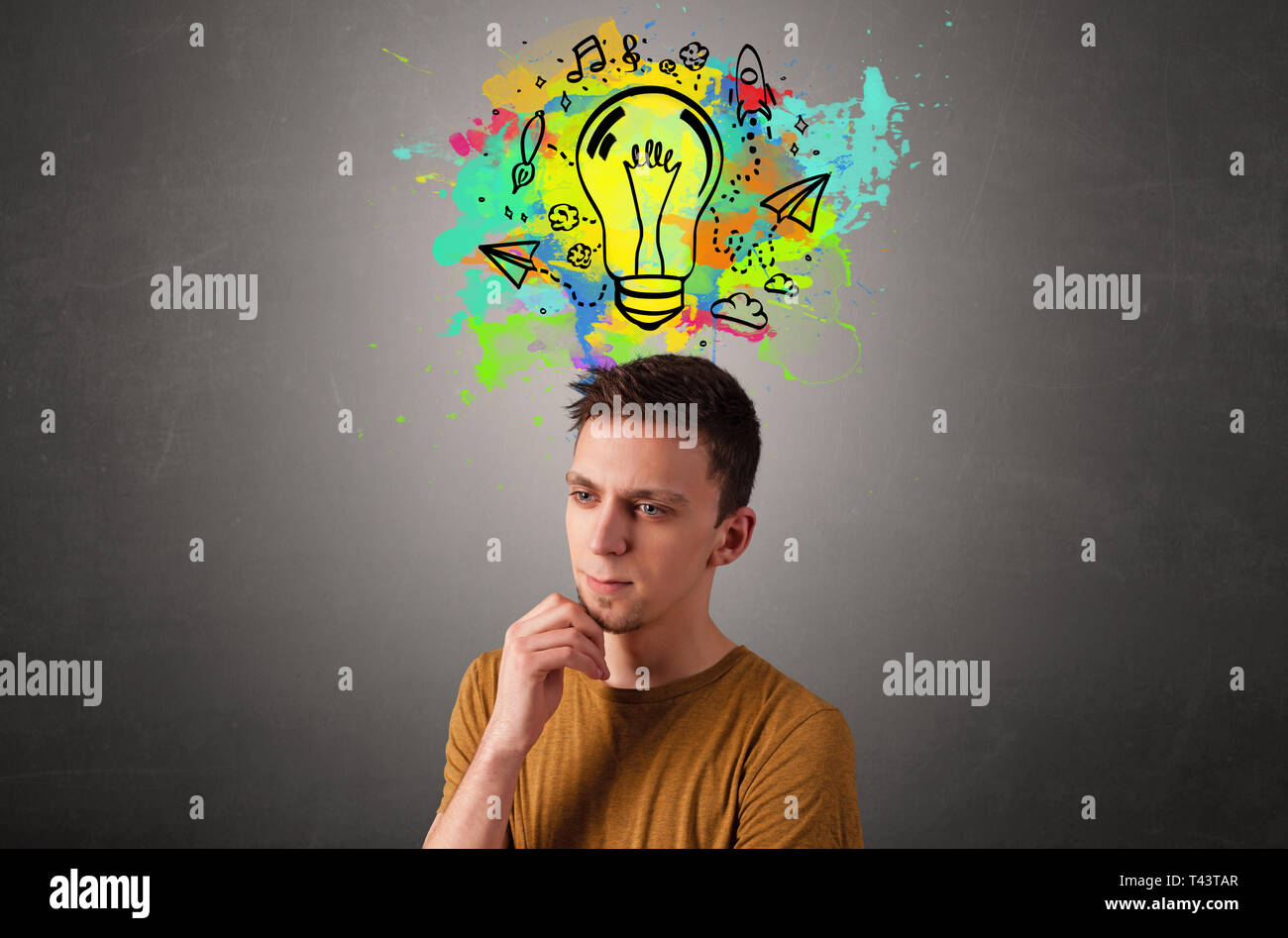 Handsome icon boy hi-res stock photography and images - Alamy