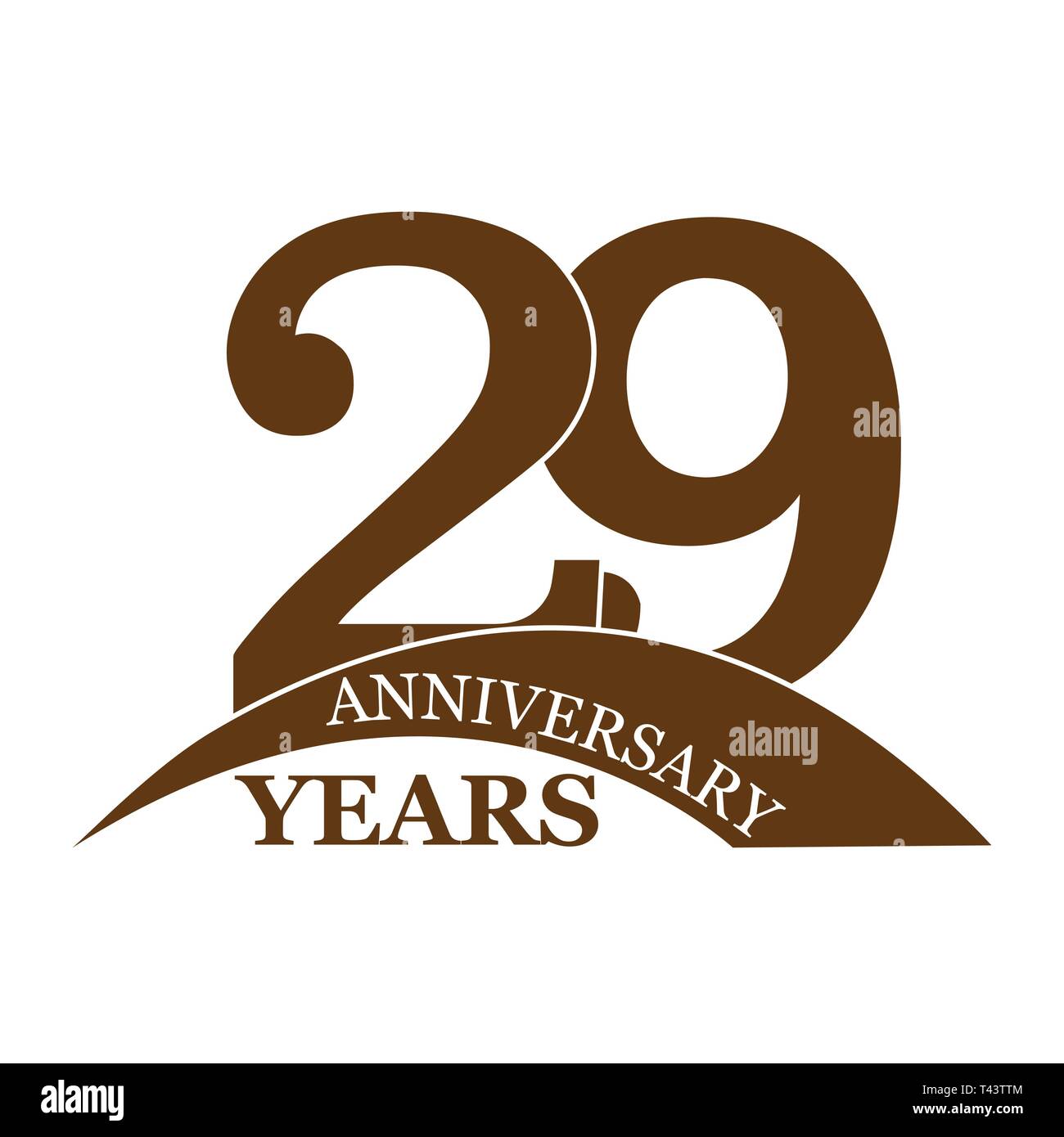 29 birthday logo Stock Vector Images - Alamy