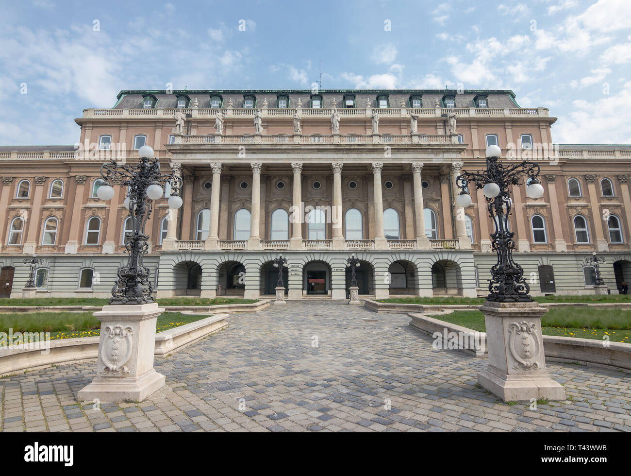 Buda Castle was built on the southern tip of Castle Hill in 1265AD ...