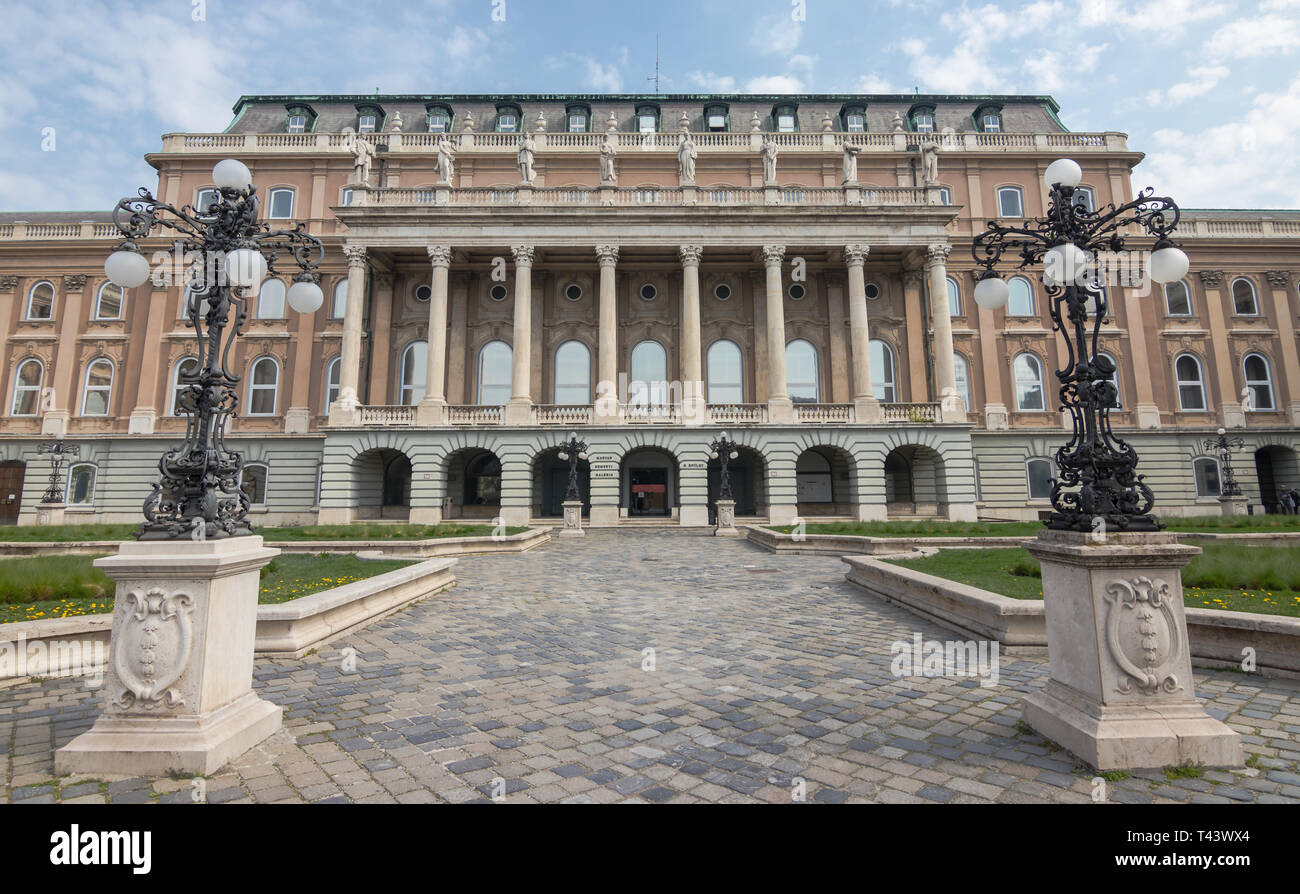 Buda Castle was built on the southern tip of Castle Hill in 1265AD ...
