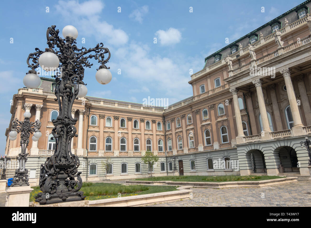 Buda Castle was built on the southern tip of Castle Hill in 1265AD ...