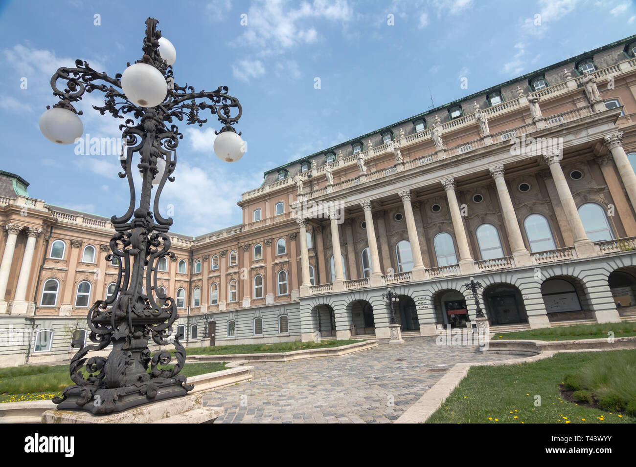 Buda Castle was built on the southern tip of Castle Hill in 1265AD ...