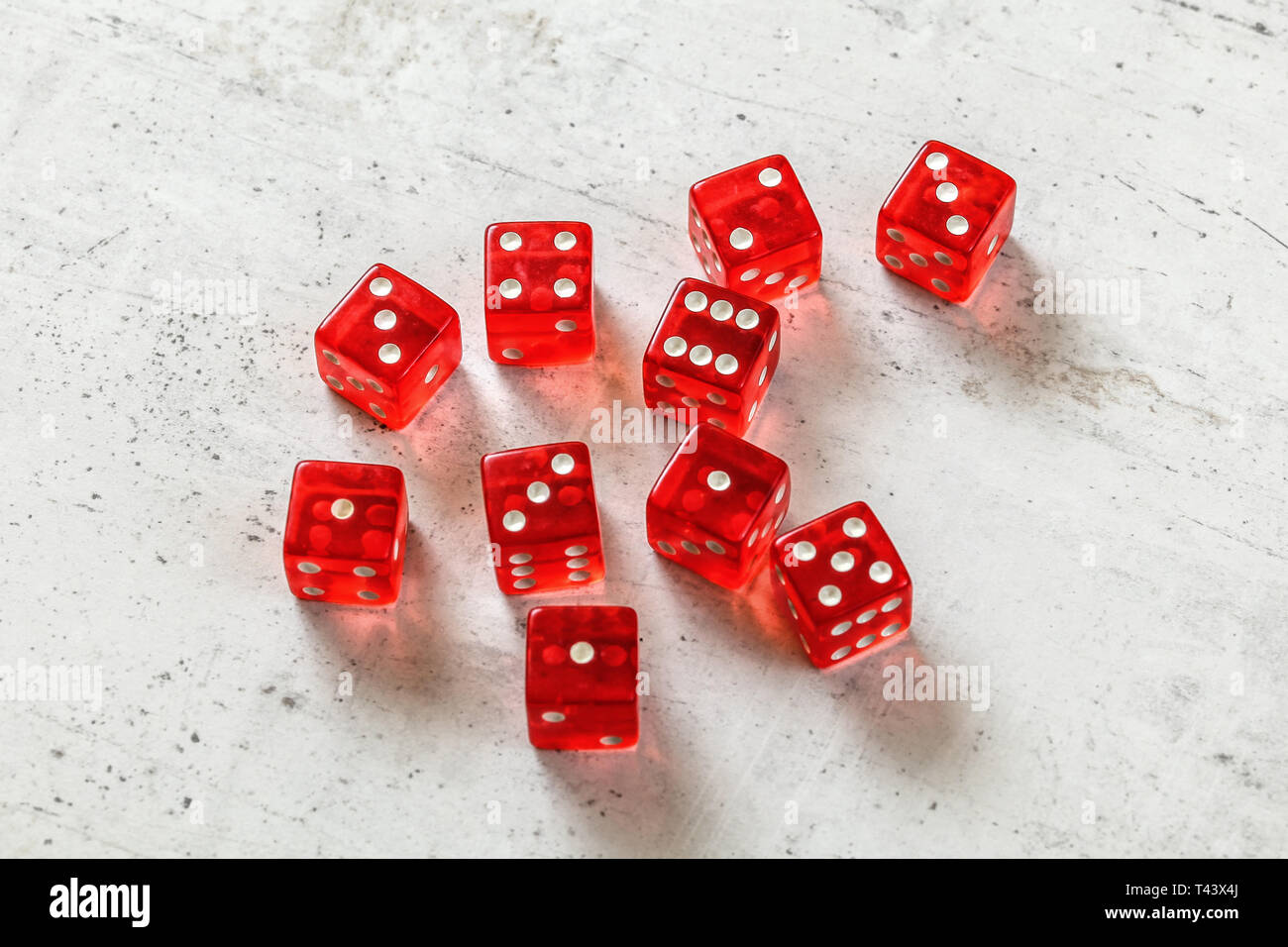 Ten dice hi-res stock photography and images - Alamy