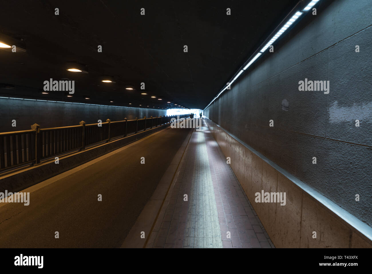 The passageway in the city, Perspective background, A passage of ...