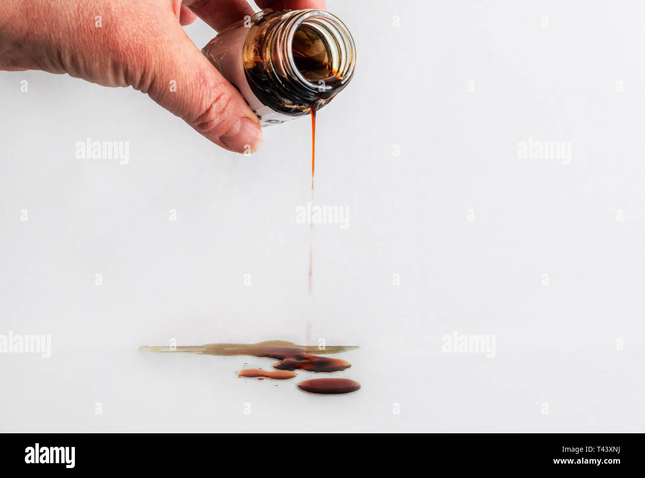 Pouring Crude Oil