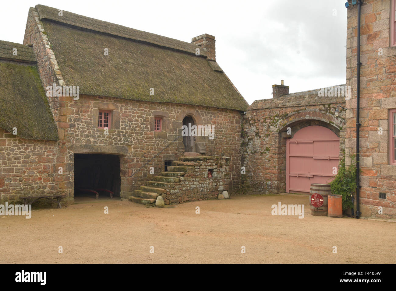 The Langlois building in the Hamptonne farm complex is typical of the ...