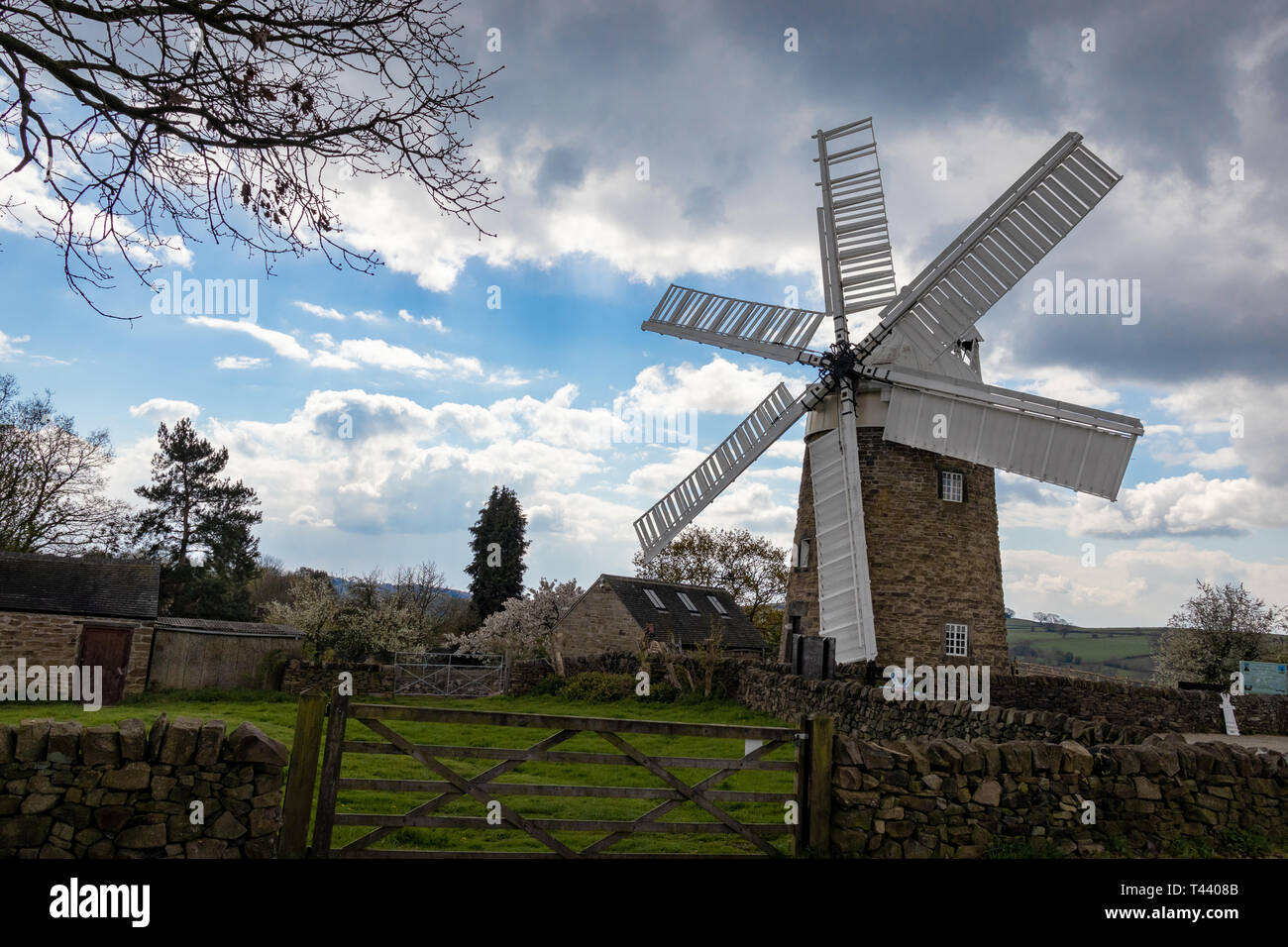 Historic Six Sailed Grade II Stone Tower Working Windmill in Heage ...