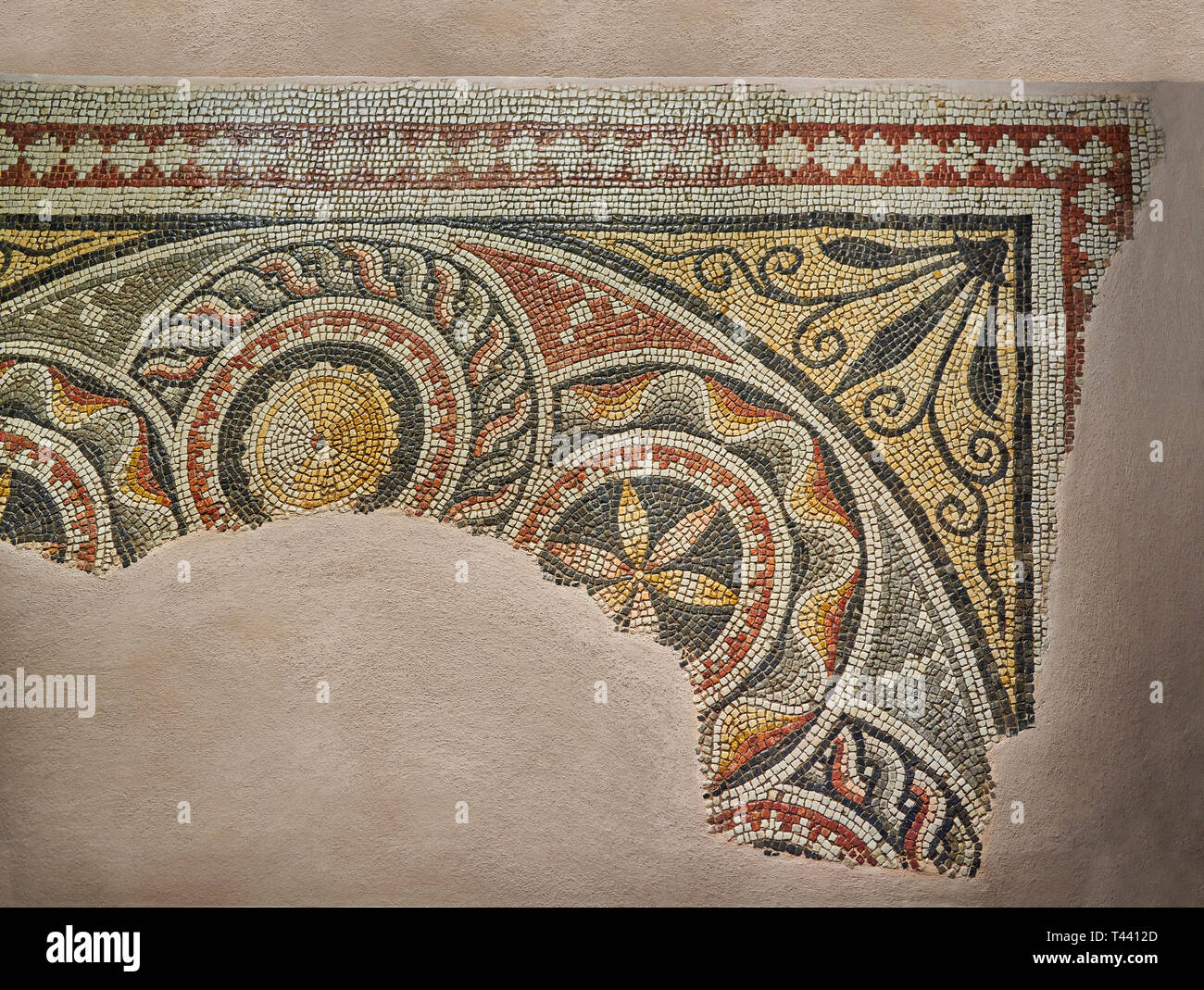 Roman mosaics - Geometric Mosaic. The House of Oceanos. Ancient Zeugama ...