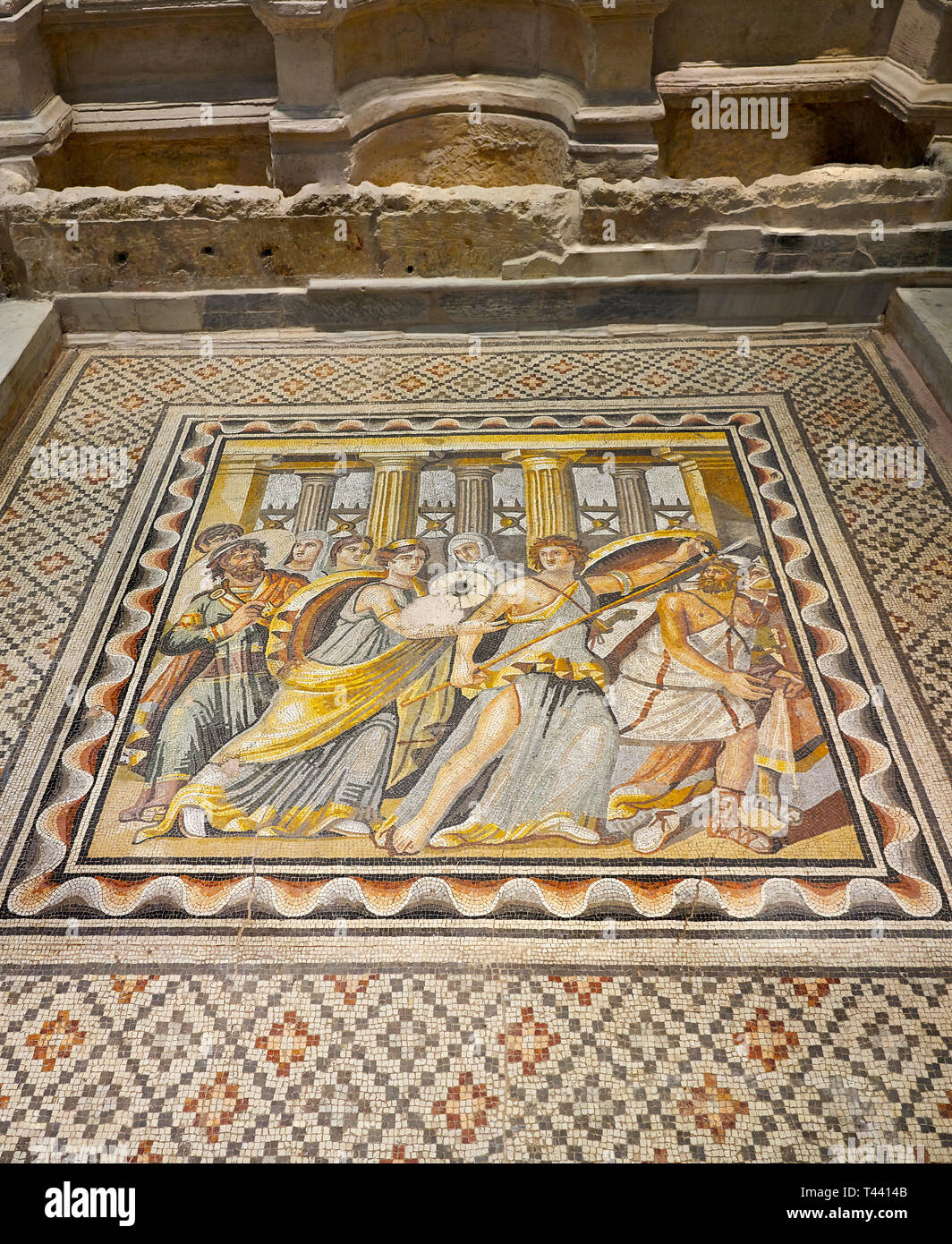 Ancient roman mosaic floor hi-res stock photography and images - Alamy