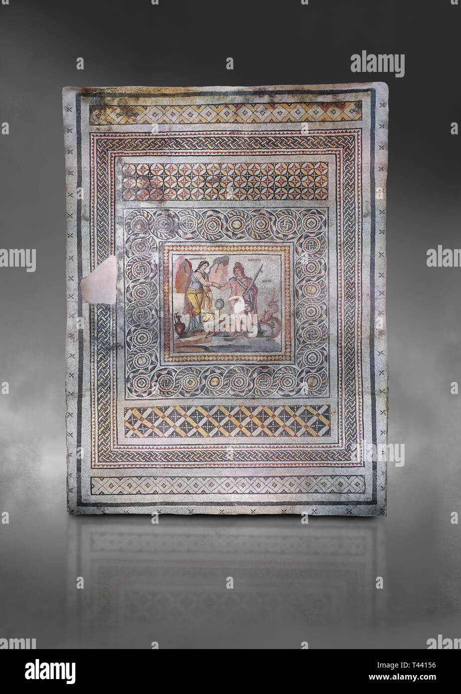 Roman mosaics - Persius & Andromeda Mosaic. Poseidon Villa Ancient ...