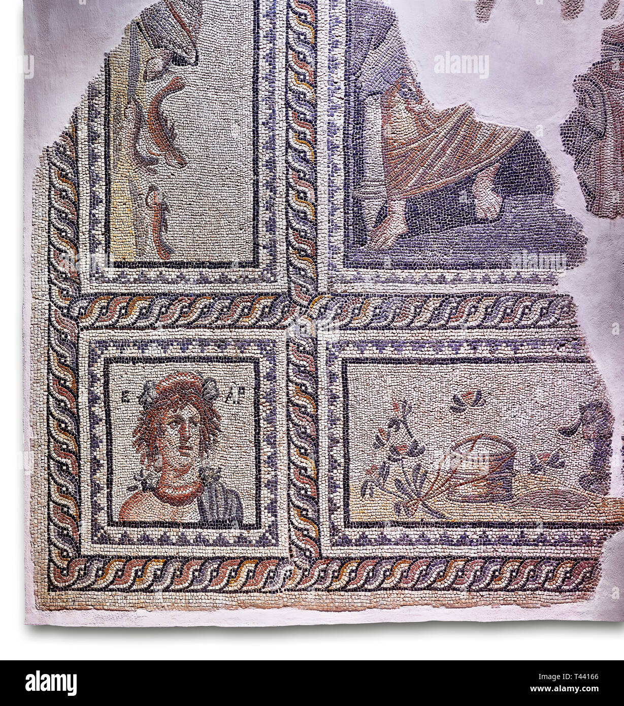 Roman mosaics - Seasons Mosaic. Telete Villa. 2nd - 3rd century AD ...