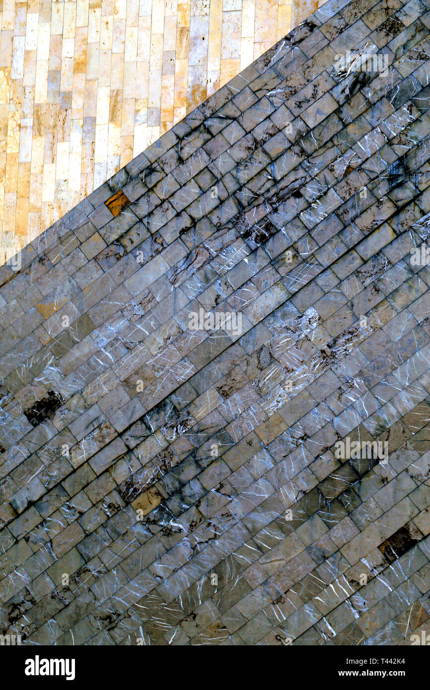 Beautiful texture of the wall of the building photographed close-up ...