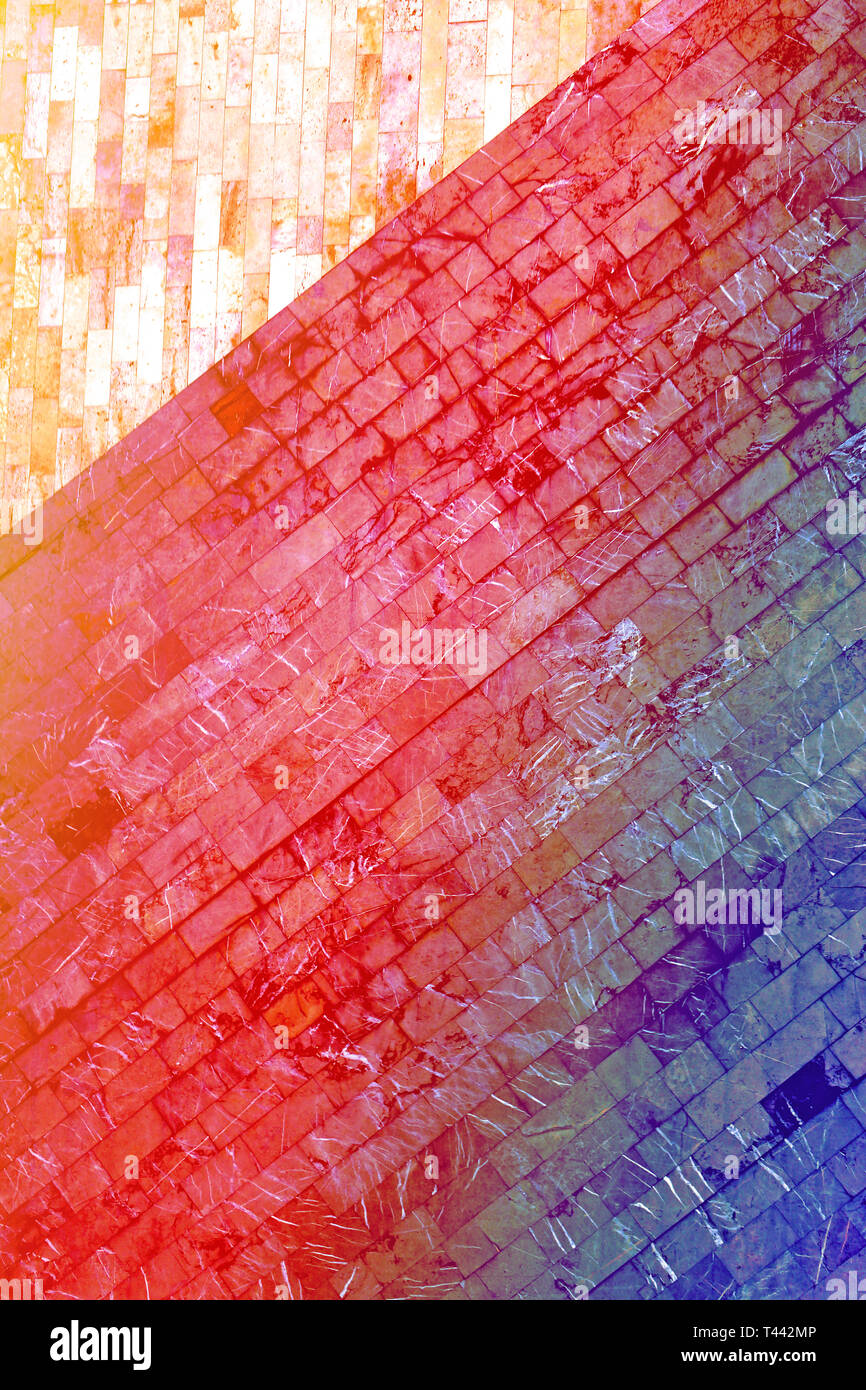 Beautiful texture of the wall of the building photographed close-up ...