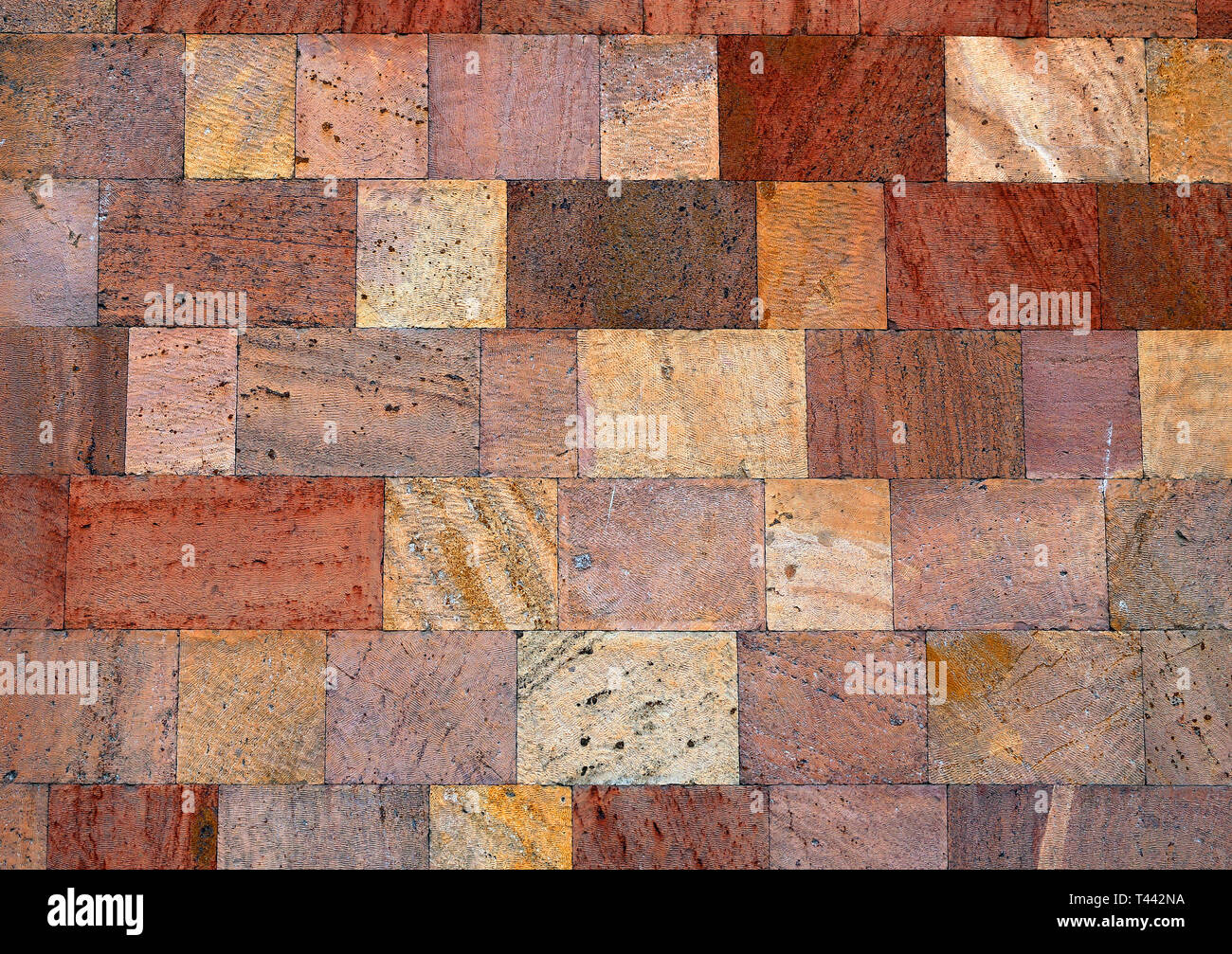 Beautiful texture of the wall of the building photographed close-up ...