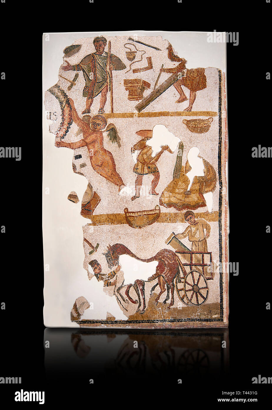 Early seventh Century Christian Roman Byzantine commemoration mosaic ...