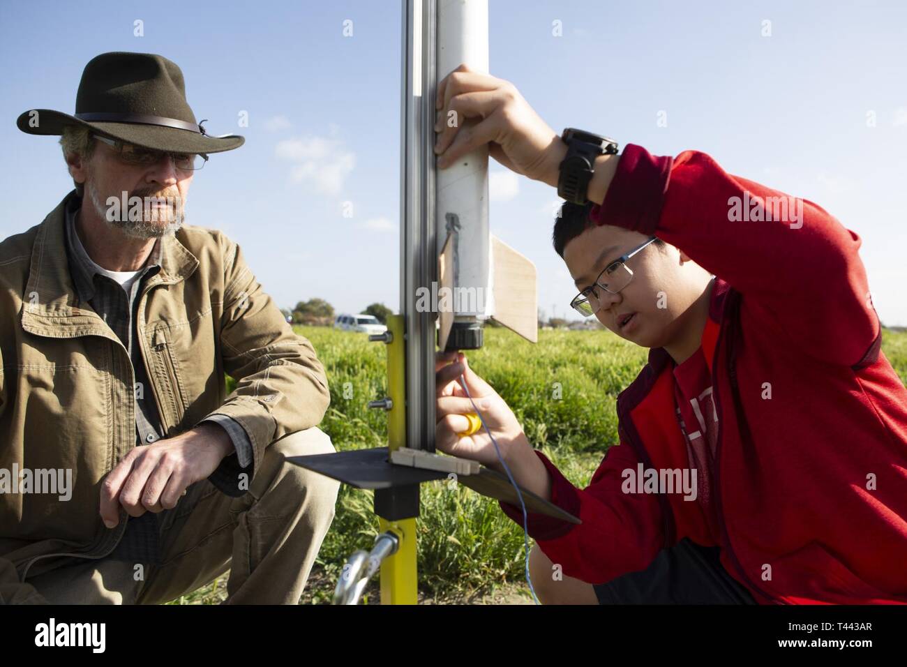 STARBASE Los Alamitos rocketry team member Franklin Nguyen, 13, an ...