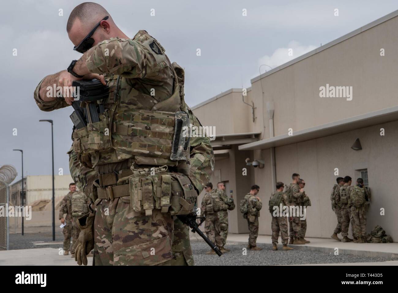 U.S. Army Sgt. Royce Fletcher, assigned to the East Africa Response ...