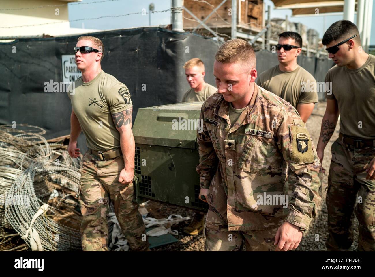 U.S. Soldiers from the East Africa Response Force (EARF) carry a ...