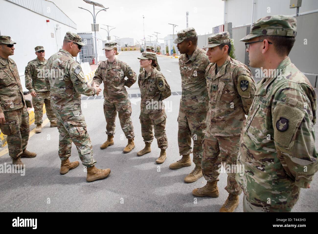 U.S. Army Command Sgt. Maj. J. Curt Cornelison, the command sergeant ...