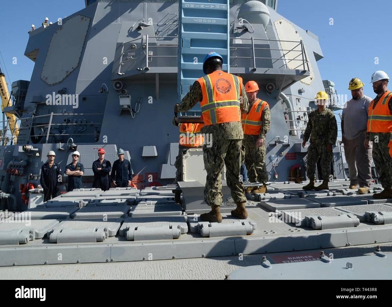 NAVAL WEAPONS STATION SEAL BEACH, Calif. (Mar. 13, 2019) – Sailors ...