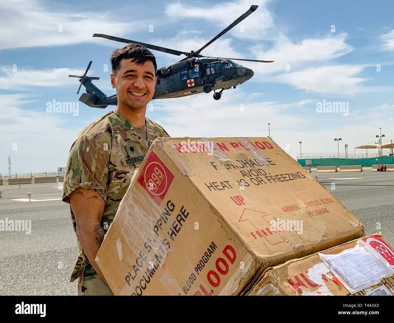 Spc. Wilson Rodriguez, 452d Combat Support Hospital laboratory ...