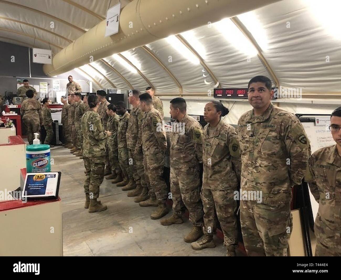 Soldiers from the 420th Transportation Battalion are awarded Shoulder ...