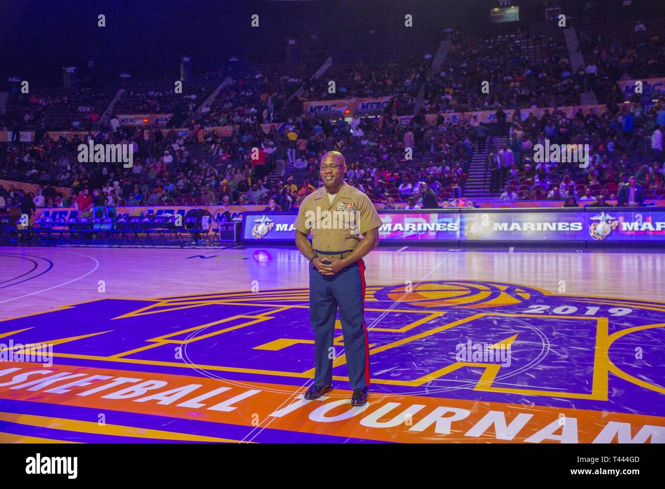 Marine Col. Anthony Henderson, is recognized during the Battles Won ...