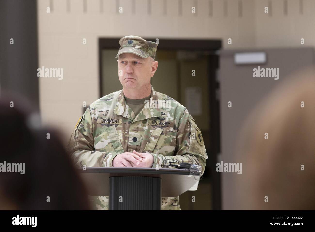 Lt. Col. Gregory Derner, 419th Movement Control Battalion commander ...