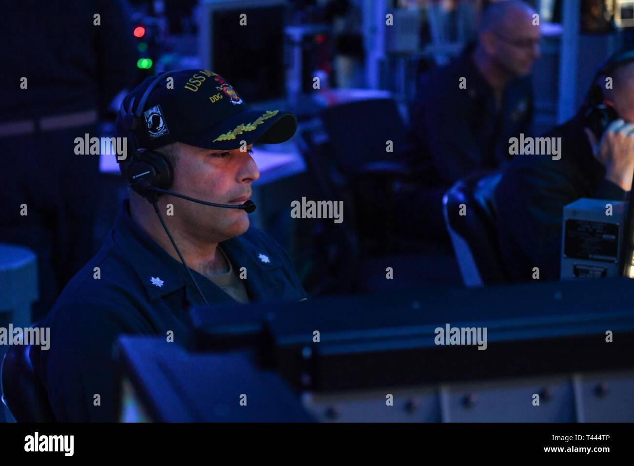 PHILIPPINE SEA (March 16, 2019) Cmdr. Jonathan Hopkins, commanding ...
