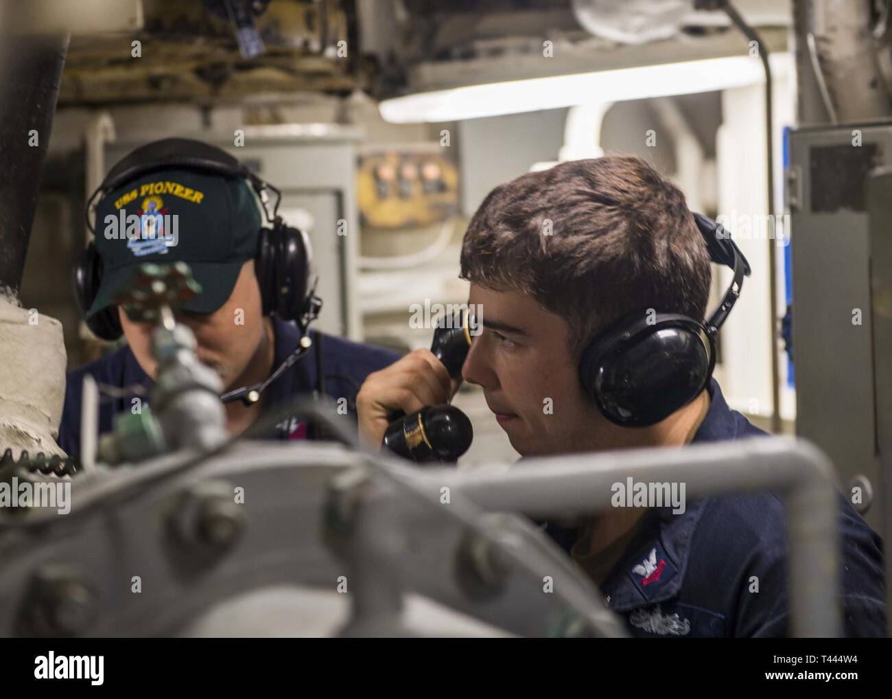 PHILIPPINE SEA (March 16, 2019) Machinist’s Mate 2nd Class William ...