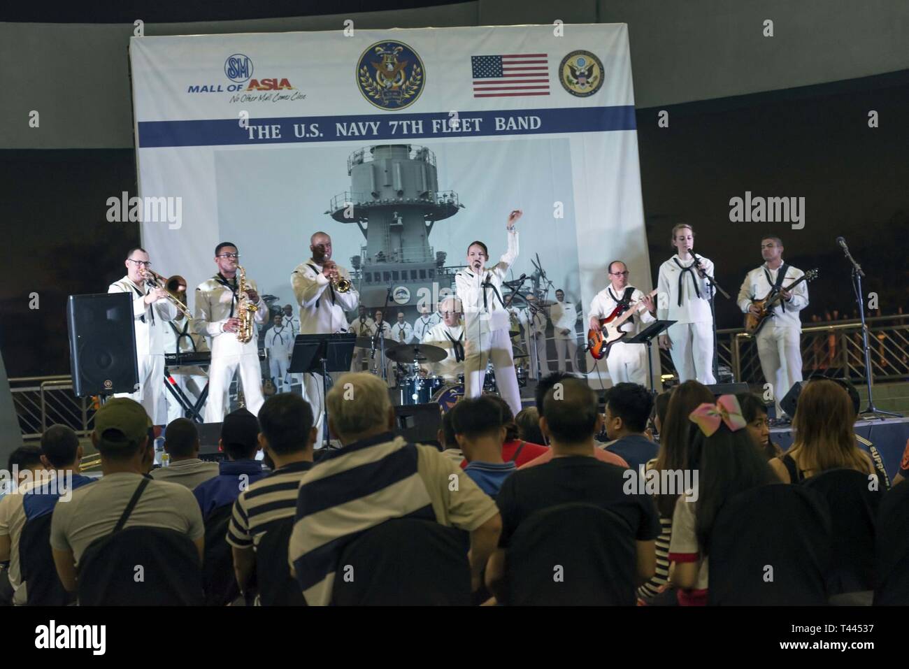 MANILA, Philippines (March 16, 2019) Members of the U.S. 7th Fleet Band ...