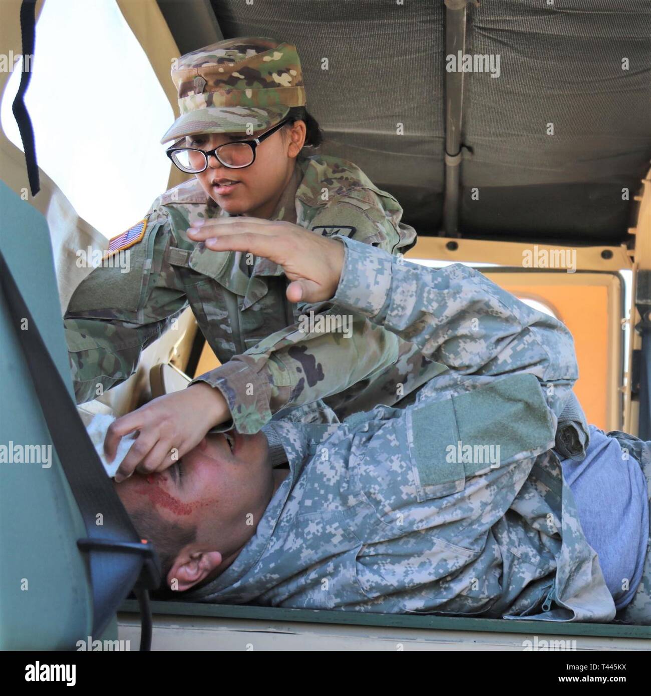 U.S. Army Spc. Forever-Destiny Kim, a disbursing specialist with the ...