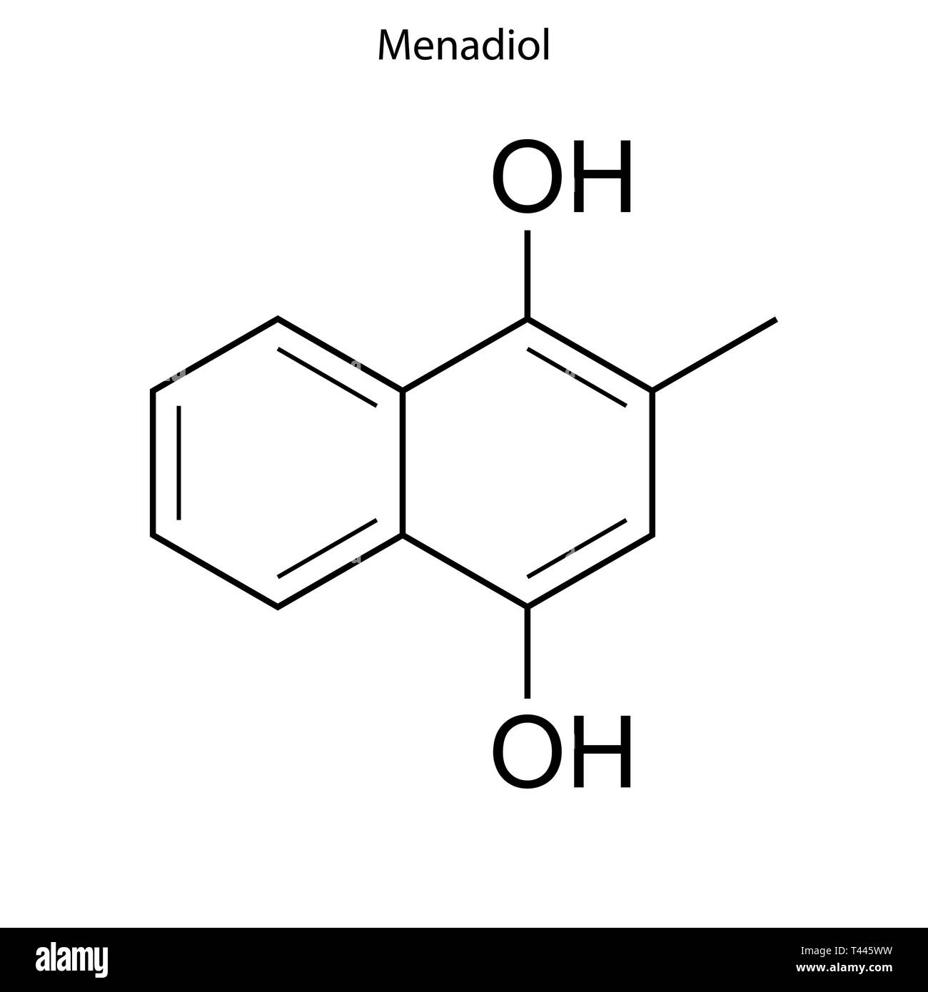 Menadiol vector vectors hi-res stock photography and images - Alamy