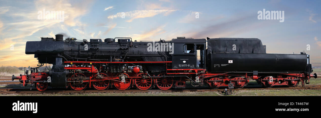 Old german steam engine locomotive hi-res stock photography and images ...