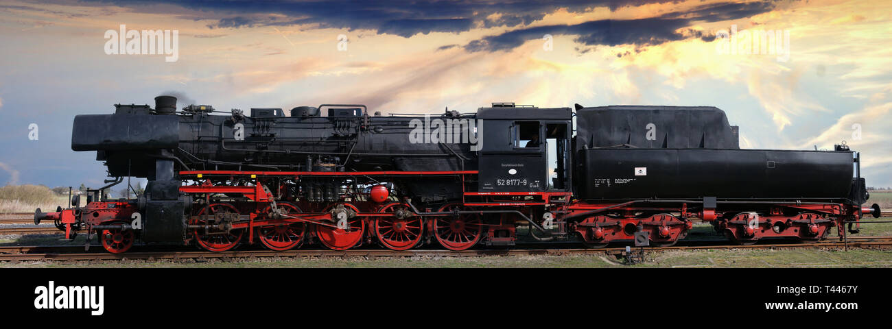 Historic German Steam Train Locomotive High Resolution Stock ...