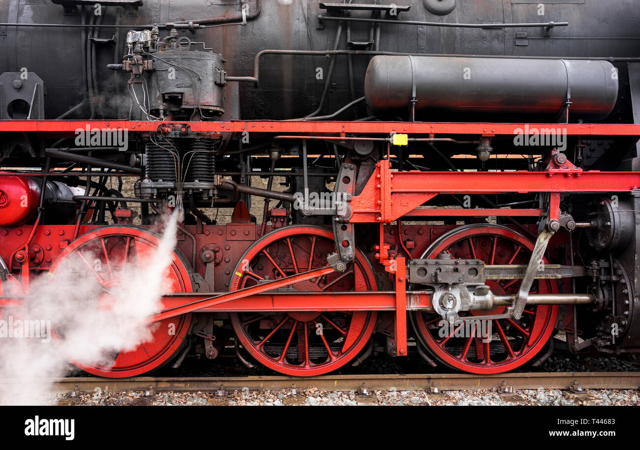 Old german locomotive Stock Photo - Alamy