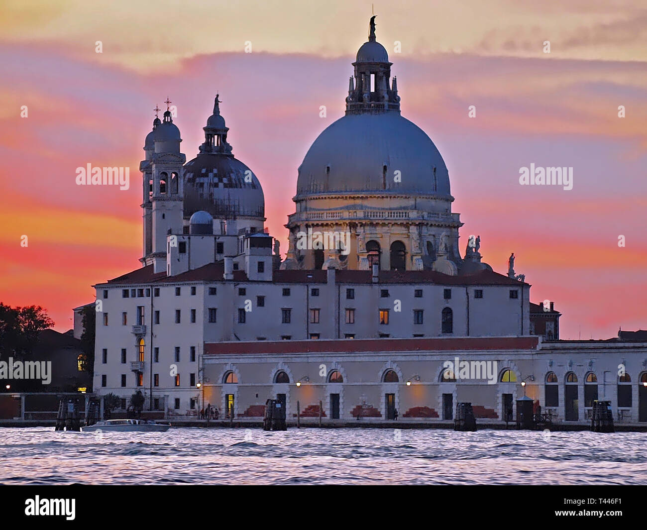 Venice italy sunset aerial hi-res stock photography and images - Alamy