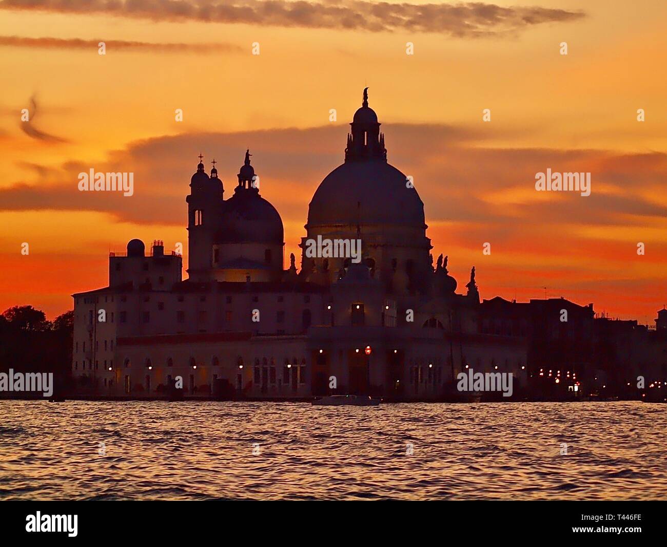 Venice italy sunset aerial hi-res stock photography and images - Alamy