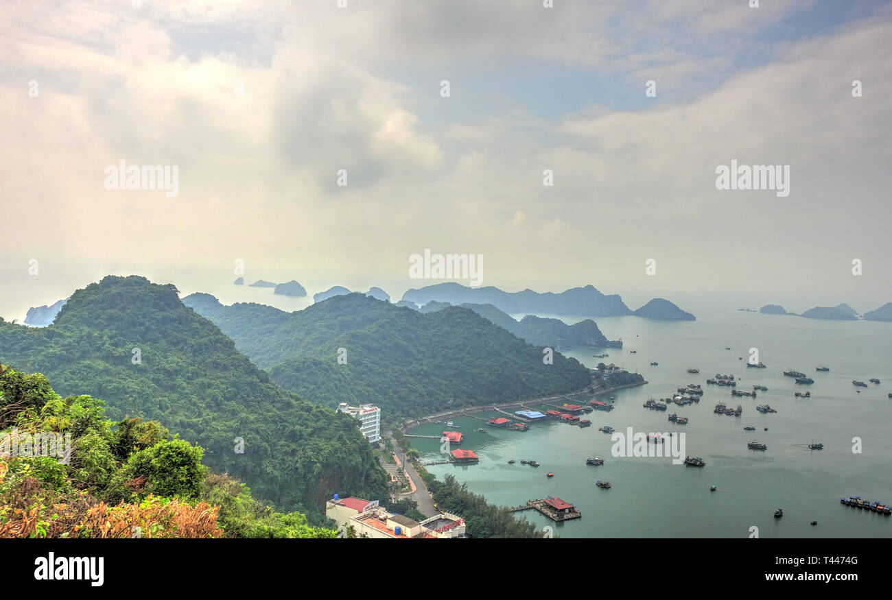 Vietnam landscape cat ba hi-res stock photography and images - Alamy