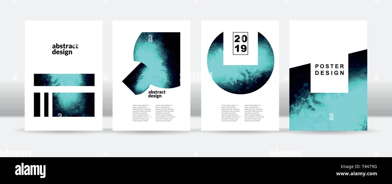 Abstract nebula poster template eps10 Stock Vector Image & Art - Alamy