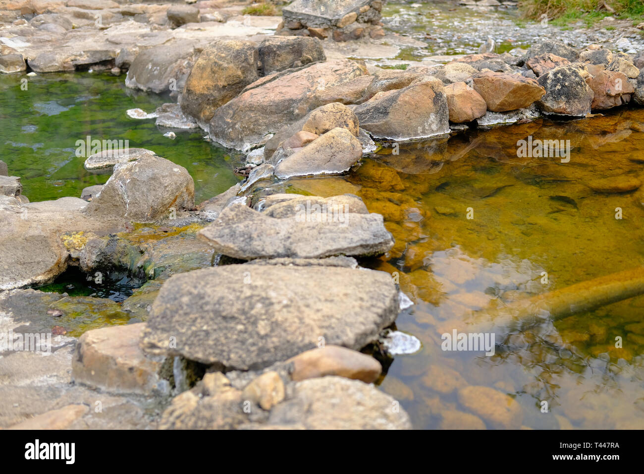 hot spring geothermal mineral water in Lampang, Thailand Stock Photo ...