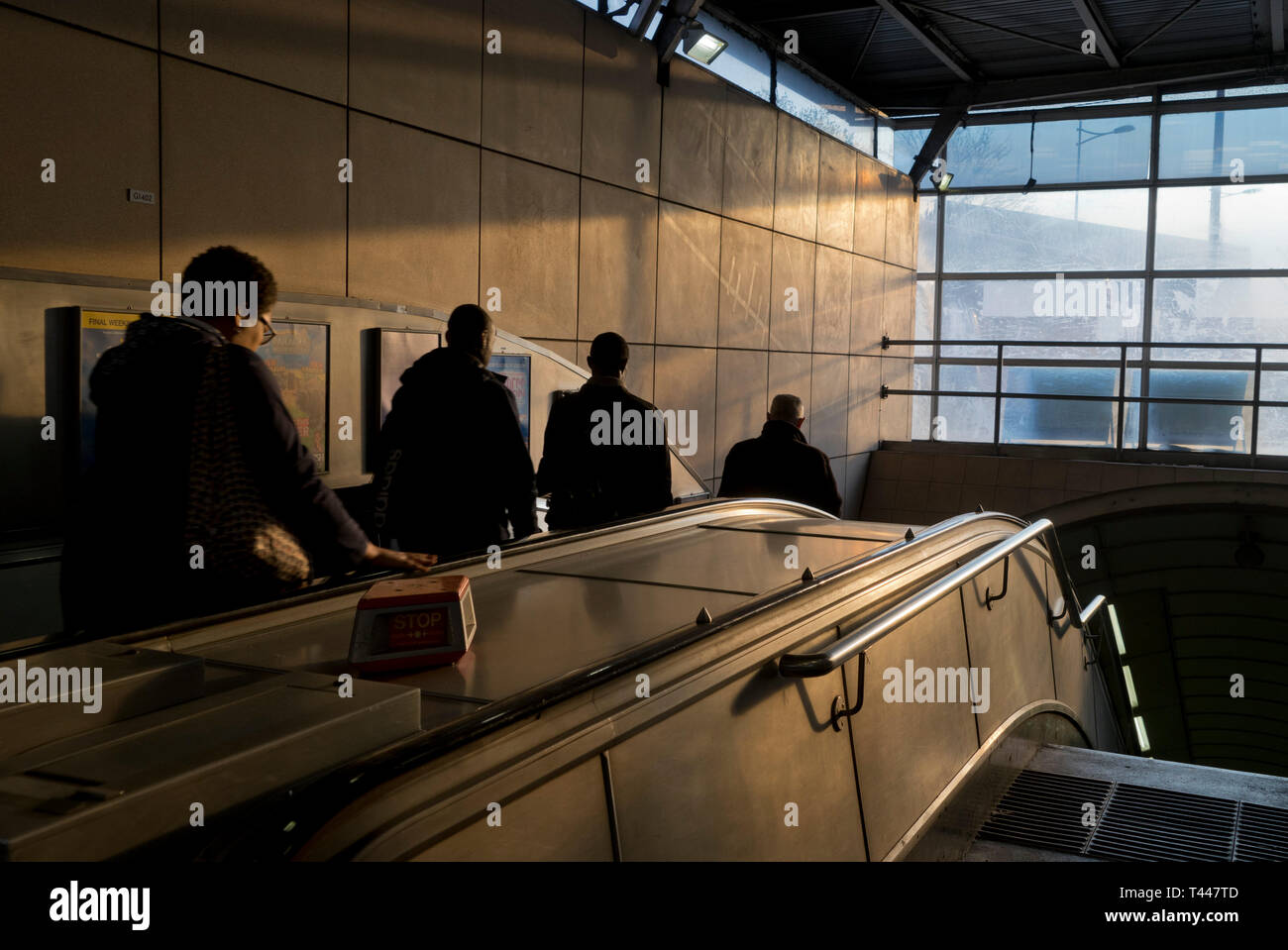 Passengers at refurbished Tottenham Hale train and underground station ...