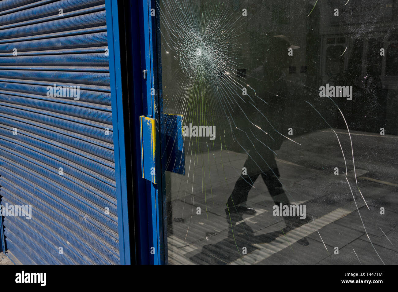 Closed down shops in high streets in Brixton,London,England,UK Stock ...