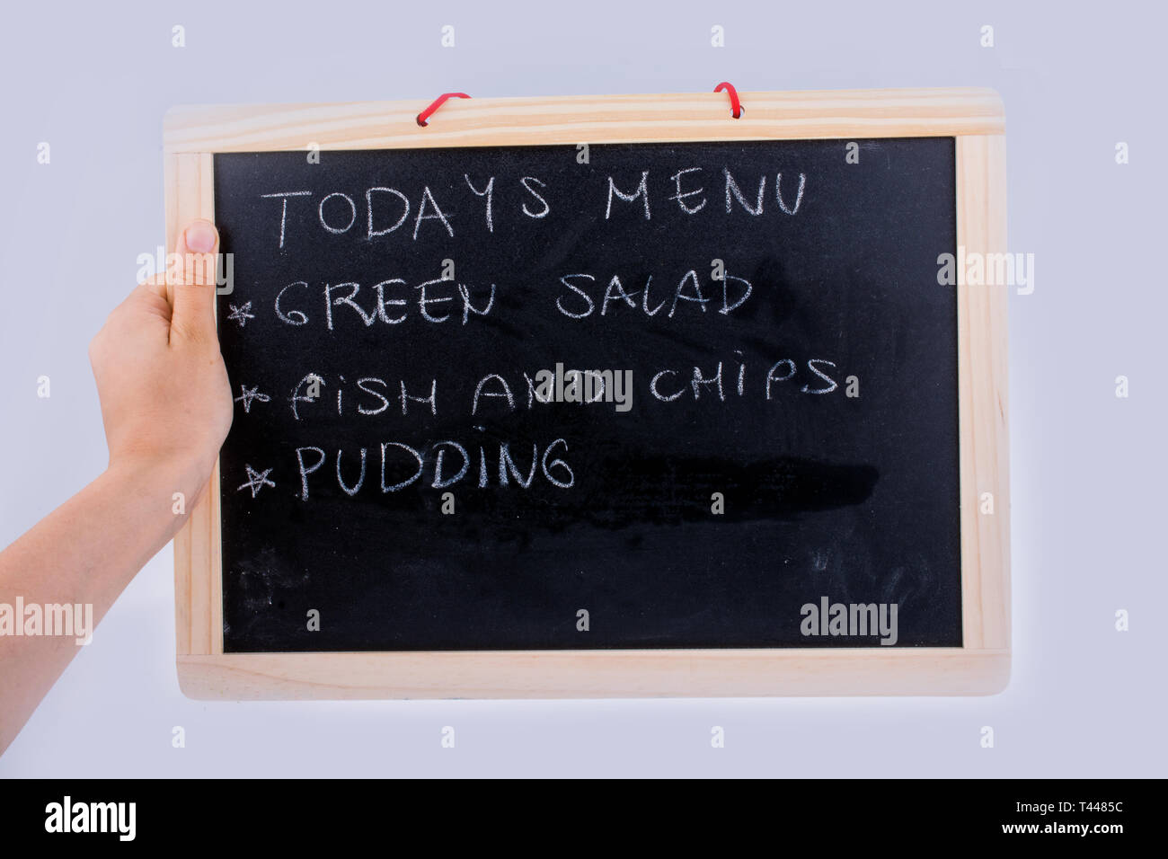 Chalk drawing menu written hi-res stock photography and images - Alamy
