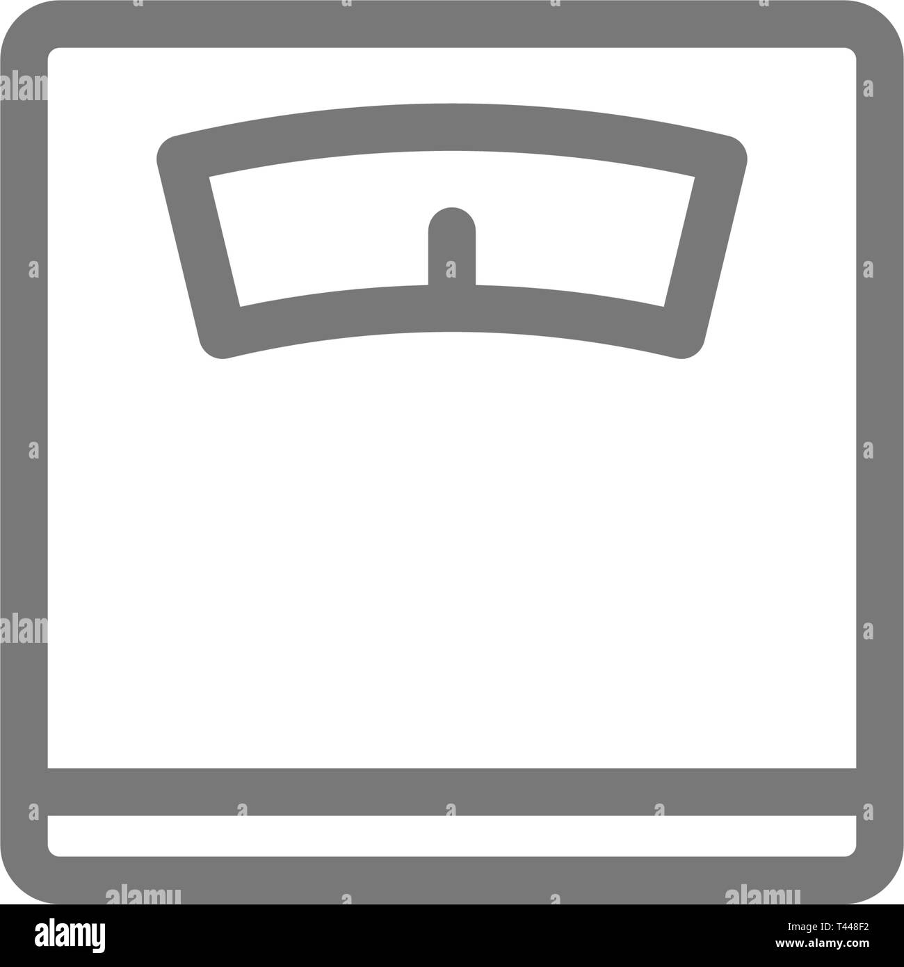 Body mass and scales Black and White Stock Photos & Images - Alamy