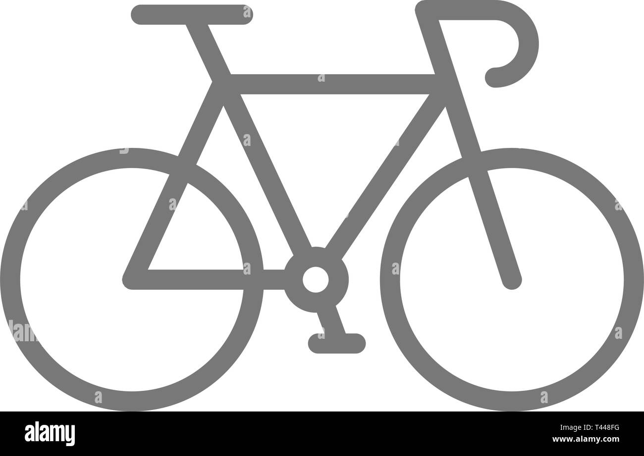 Bicycle and bike line icon Stock Vector Image & Art - Alamy
